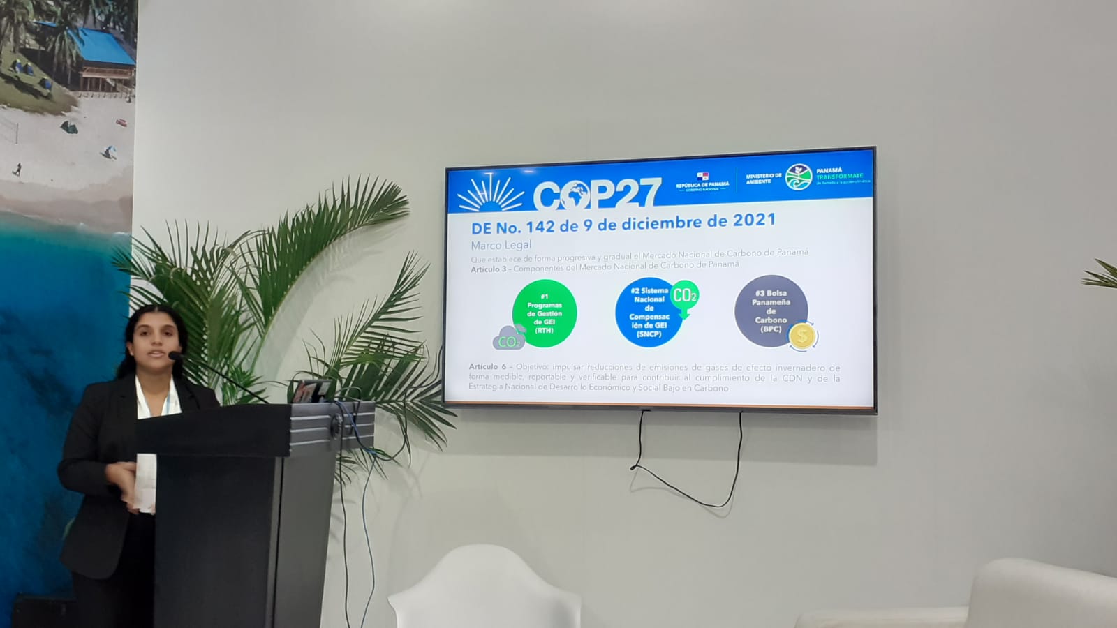 Panamá presenta panel sobre Mercados de Carbono en el Pabellón Nacional ...